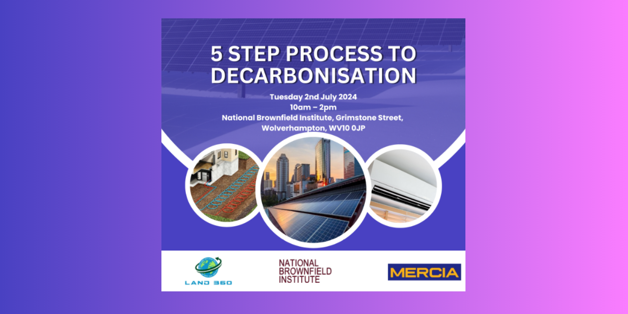'5 Step Process Decarbonisation' event - Sandwell Business Growth